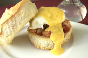 Shrimp Eggs Benedict | Savour the Senses