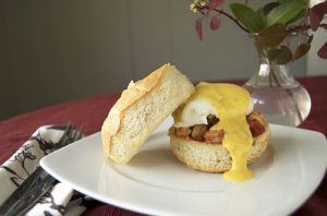 Shrimp Eggs Benedict | Savour the Senses