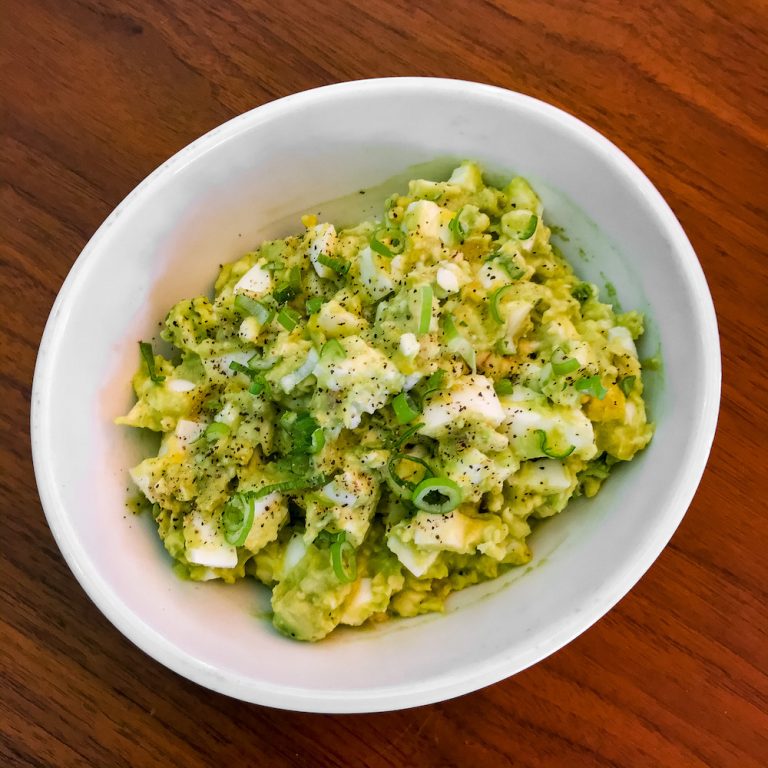 Skinny Avocado Egg Salad | Quick, Healthy & Delicious